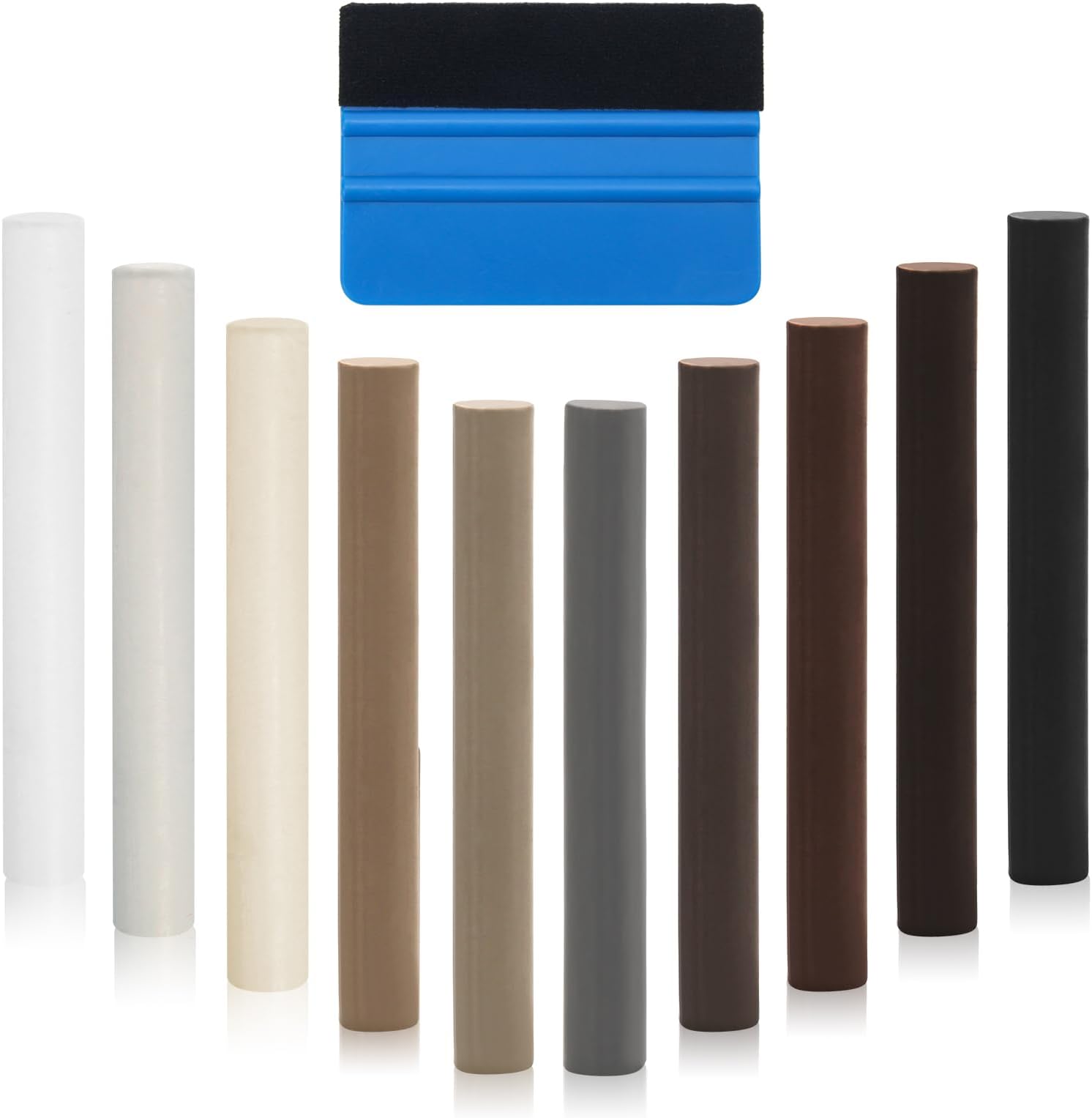 BDHI 10pcs Wax Filler Sticks with Scraper Tool for Wood Repair Kit ...