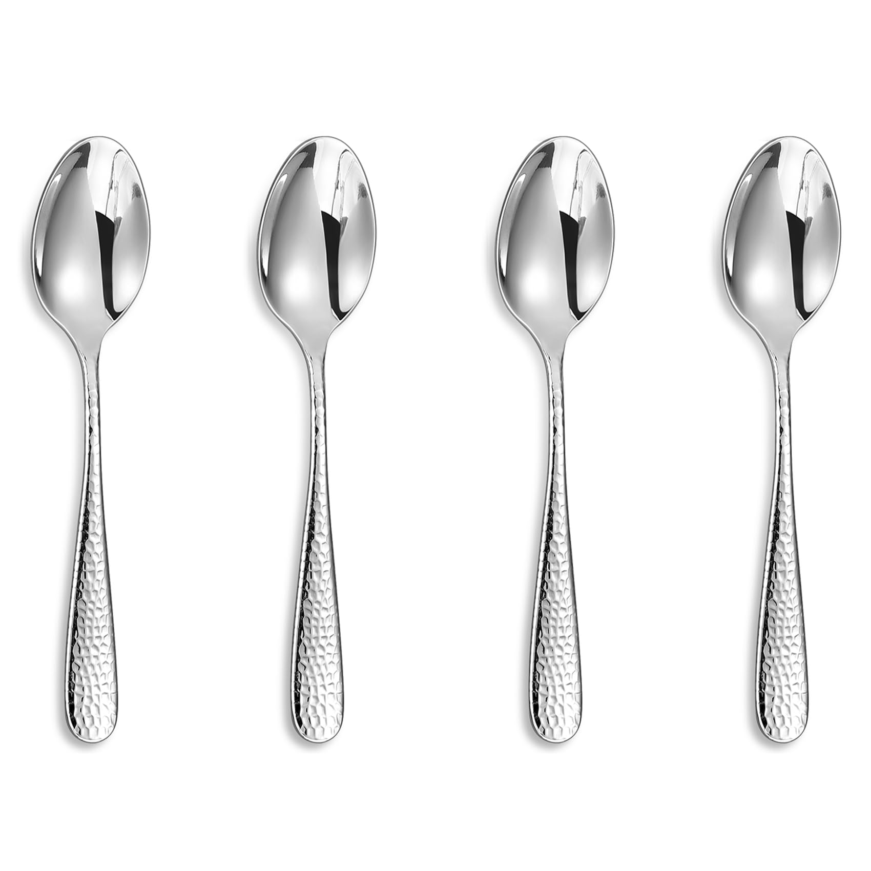 Amazon.com: KEAWELL Premium 4-Piece Louise Hammered Spoons Set, 18/10 ...