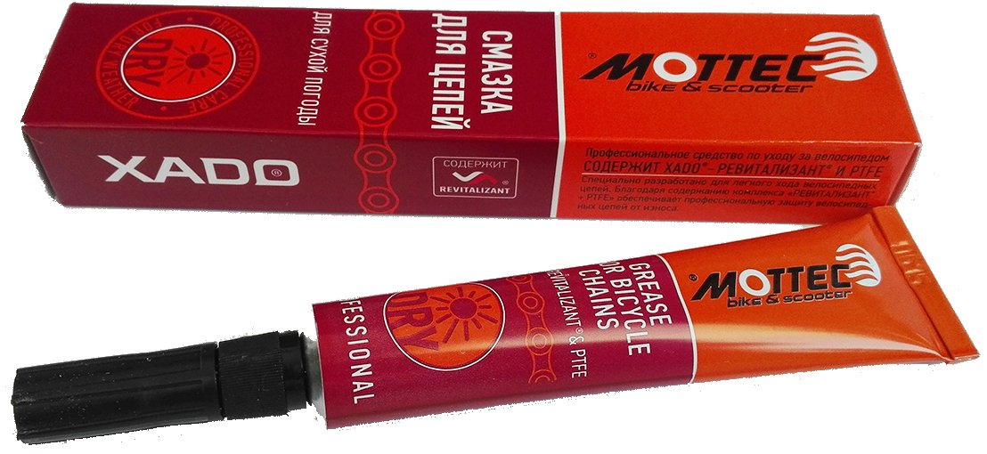 Amazon.co.jp: XADO MOTTEC PROFESSIONAL GREASE FOR BICYCLE CHAINS WITH ...