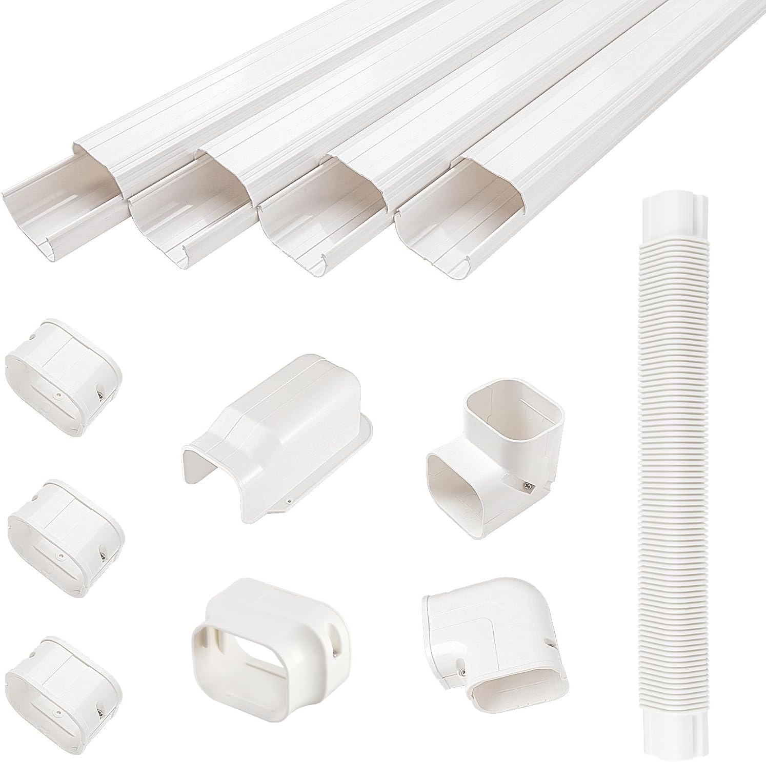 Amazon.com: GUYAAC Mini Split Line Set Cover, Air Conditioner ...