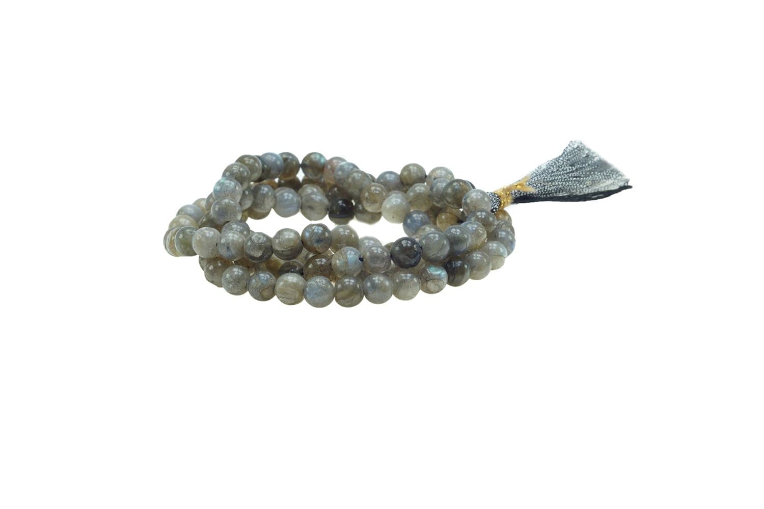 Buy Vaiduryam Mala, Cats Eye Japa Mala, Labradorite 108+1 Beads Mala ...