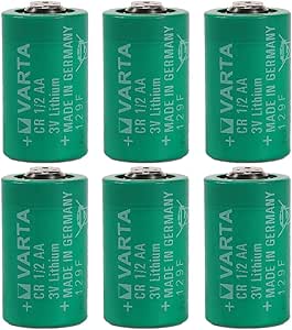 Amazon.com: DSONE (6-Pack) VARTA CR1/2AA 3V Series Lithium 3V 950mAh ...