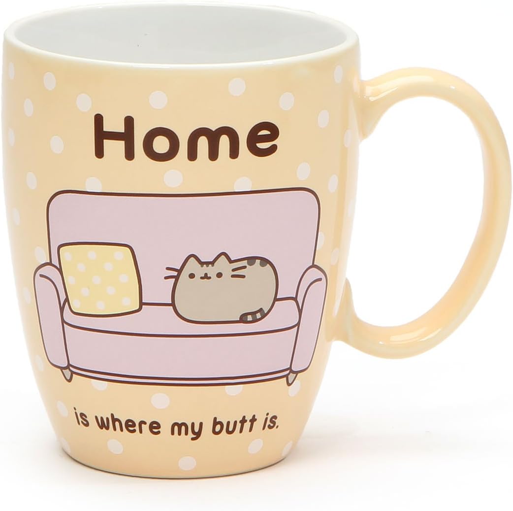 Amazon.com: Pusheen by Our Name is Mud “Donut” Stoneware Coffee Mug ...