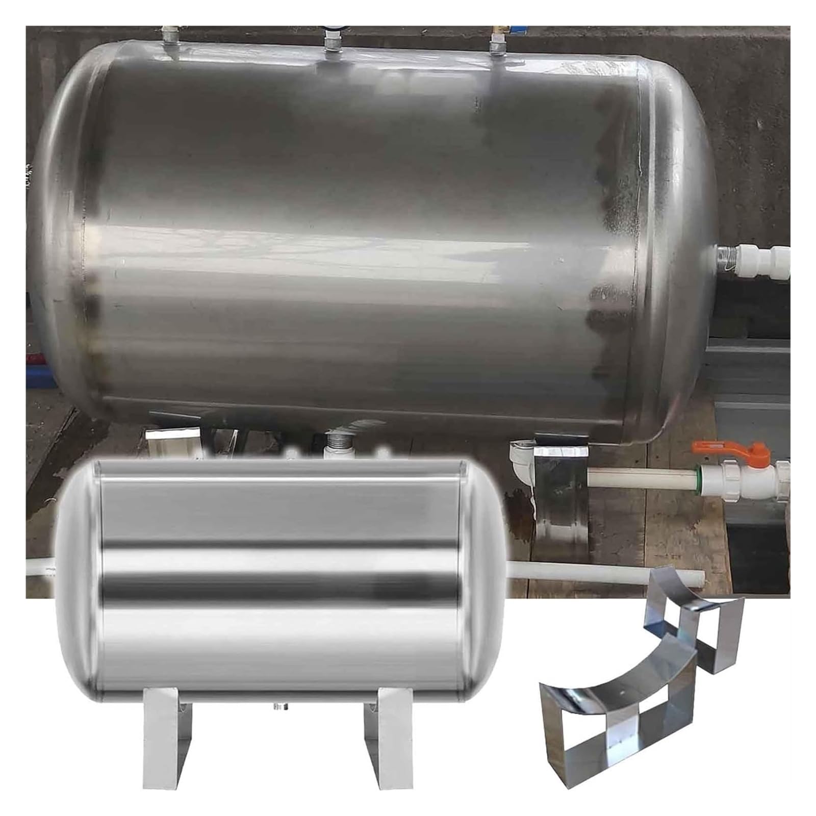 Well Drilling Kit Stainless Steel Well Water Pressure Tank Kit With ...