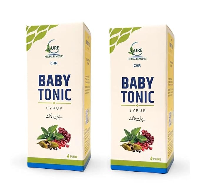Buy Cure Baby Tonic 100 ml OF PACK 4 Syrup Herbal Supplement for Kids ...