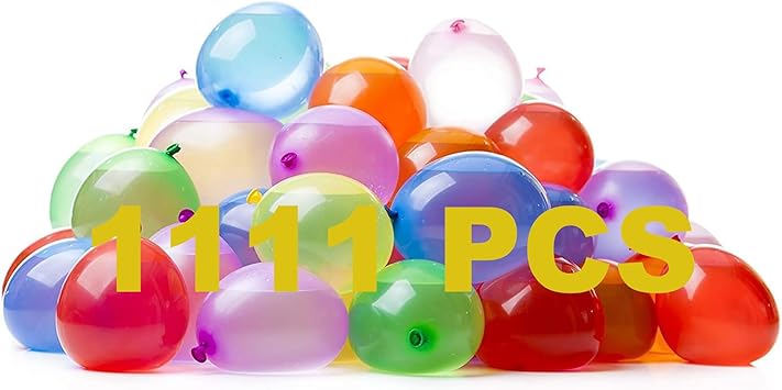 Amazon.com: Water Balloons 1000 pack Quick Fill Water Balloon Pool ...
