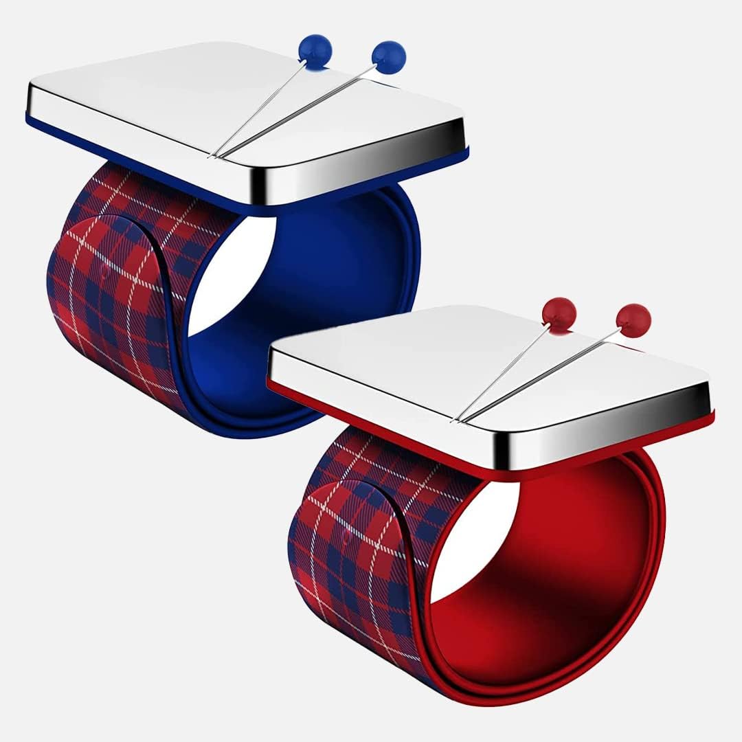 Amazon.com: Sew Your Way Magnetic Pincushion for Sewing – Wrist Pin ...