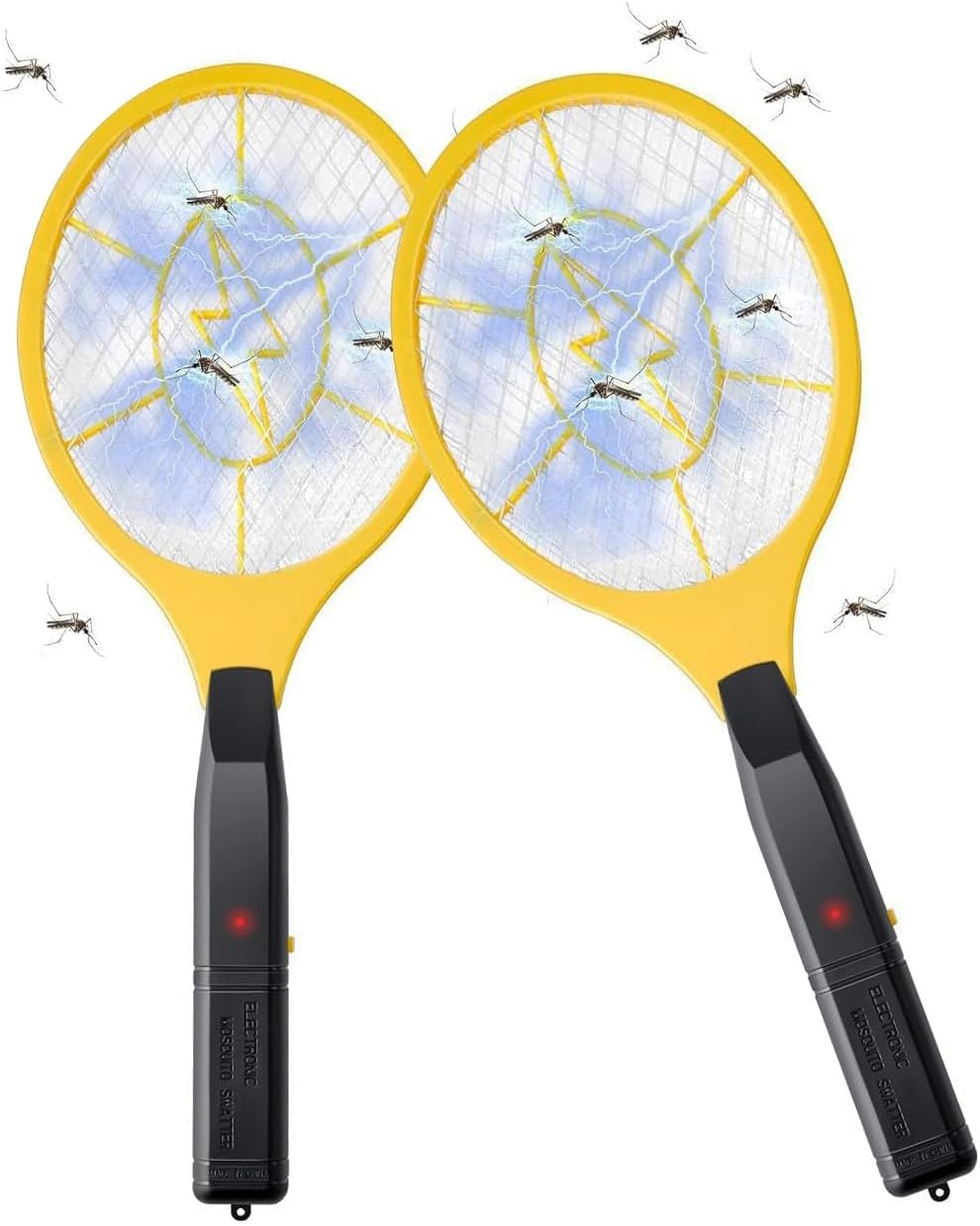 2 Pack Zapper Electric Zapper - Indoor Outdoor Zapping Racket for ...