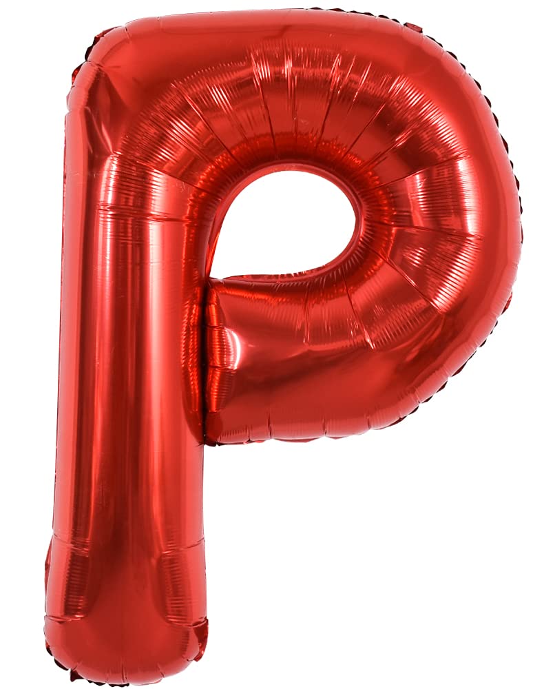 Snapklik.com : TONIFUL 40 Inch Large Bright Red Letter Balloons A-Z