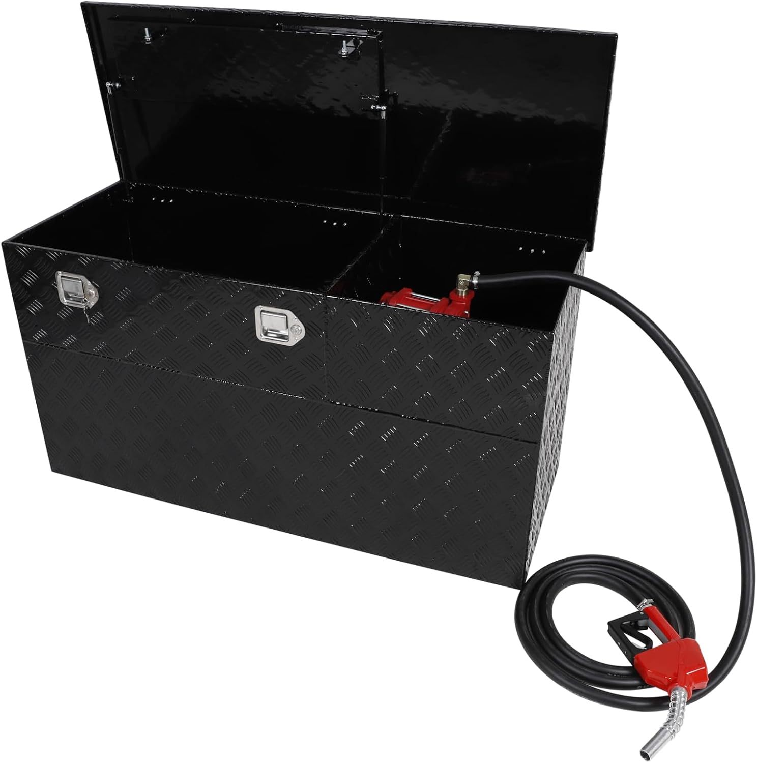 Amazon.com: Fuel Transfer/Auxiliary Tank/Toolbox Combo with 10 GPM Pump ...