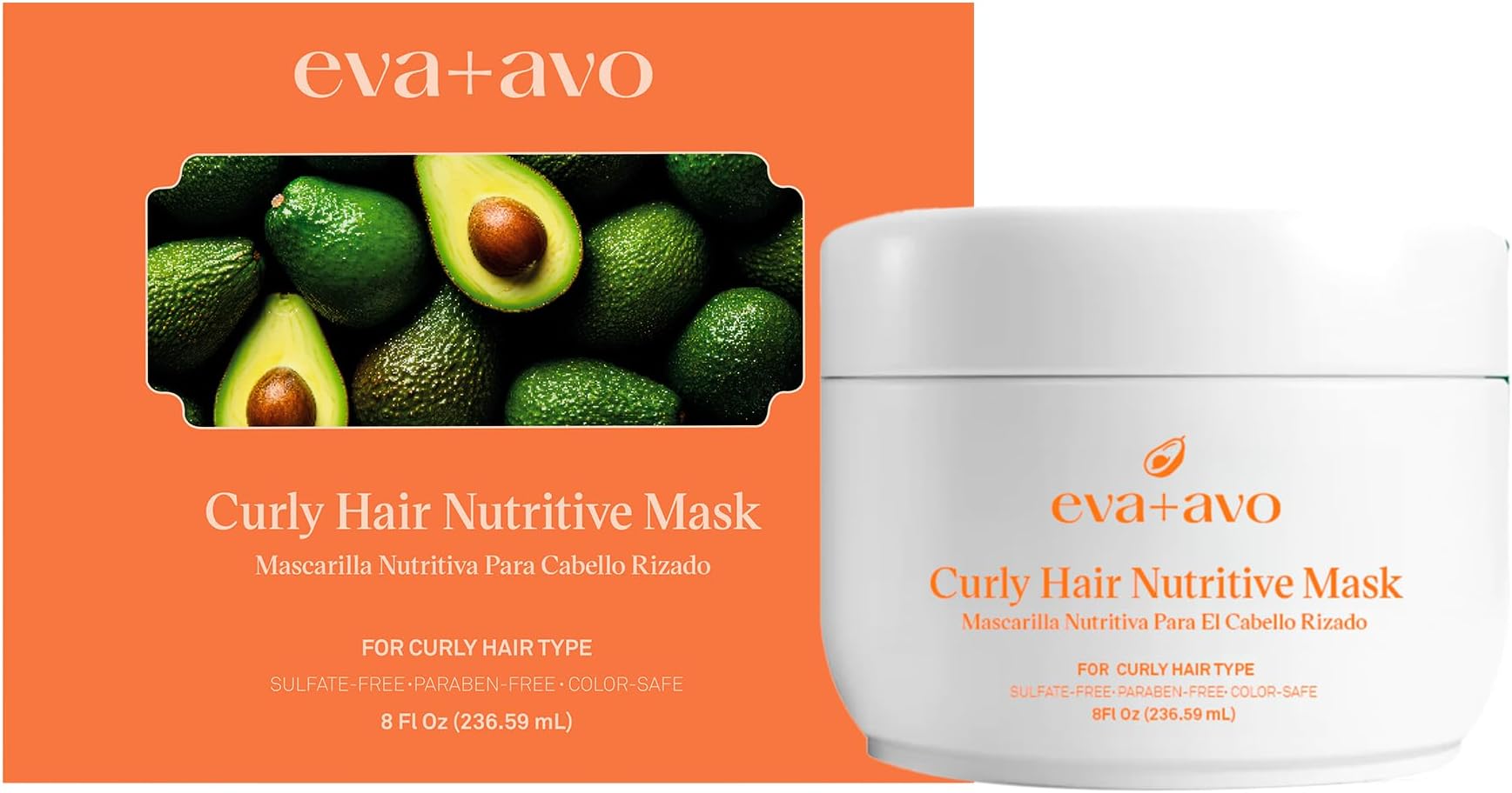 Amazon.com: Eva + Avo Curly Hair Nutritive Mask : Beauty & Personal Care