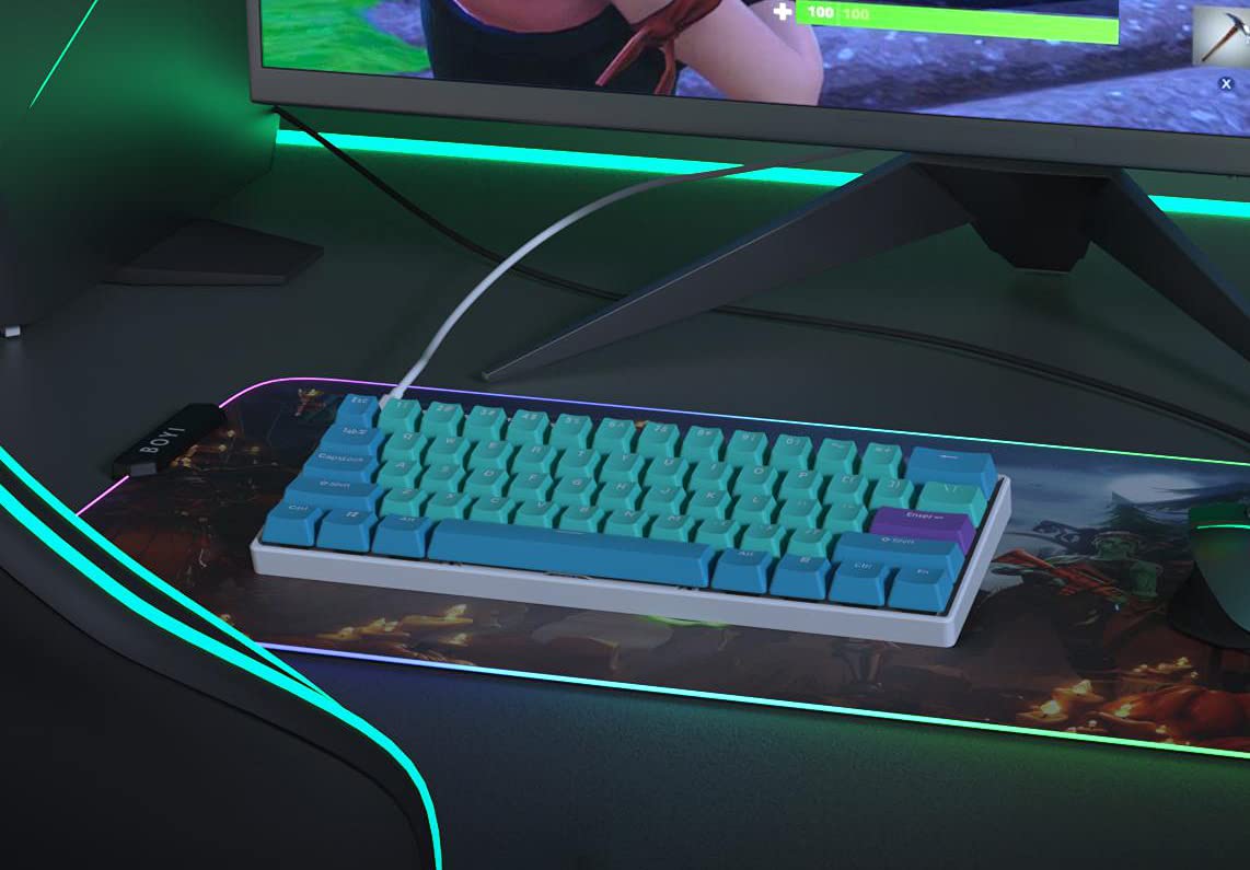 BOYI 60% Mechanical Gaming Keyboard,BOYI 61 Mini RGB Cherry MX Switch ...