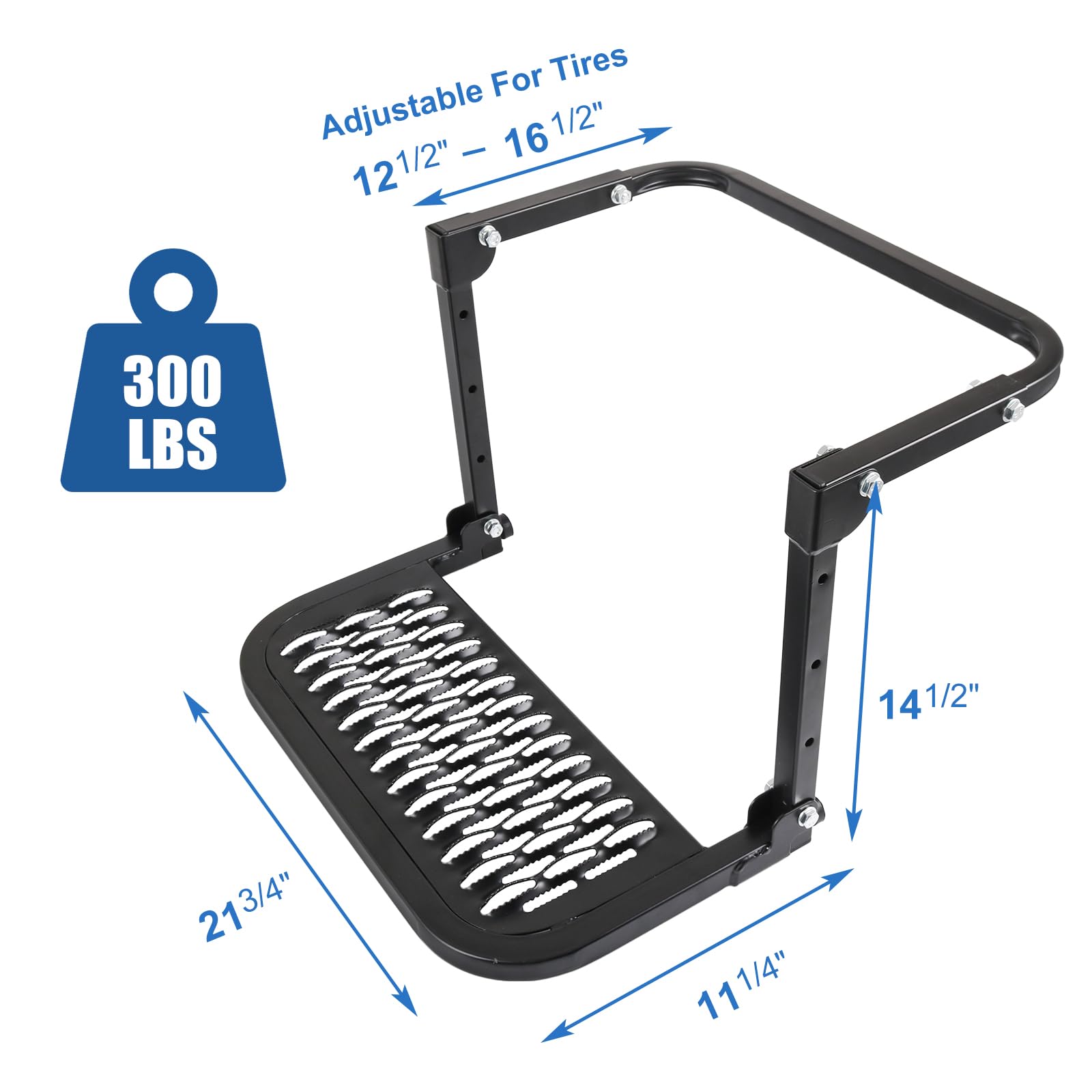 Snapklik.com : Folding Heavy Duty Tire Step For Truck, SUV And RV ...
