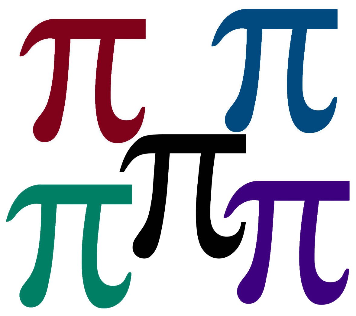Snapklik.com : Colorful Pi Symbol Tattoos For Pi Day Math Teachers ...
