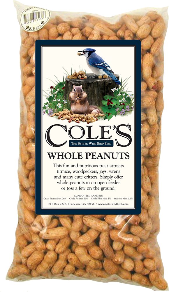 Amazon.com : Cole's WP02 Whole Peanut Bird Food, 2.5-Pound : Wild Bird ...