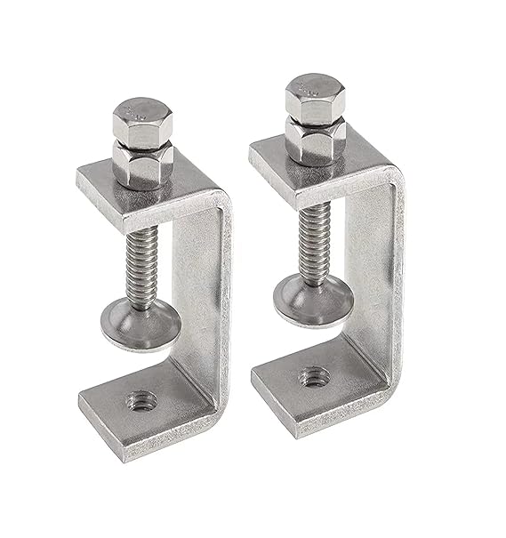 C-Clamps Heavy Duty Stainless Steel , Small Metal Clamps With Screws ...