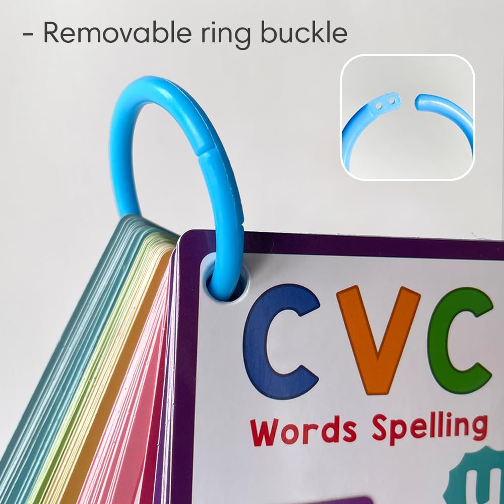 Lachilly Montessori CVC Words Flashcards Short Vowel Australia | Ubuy