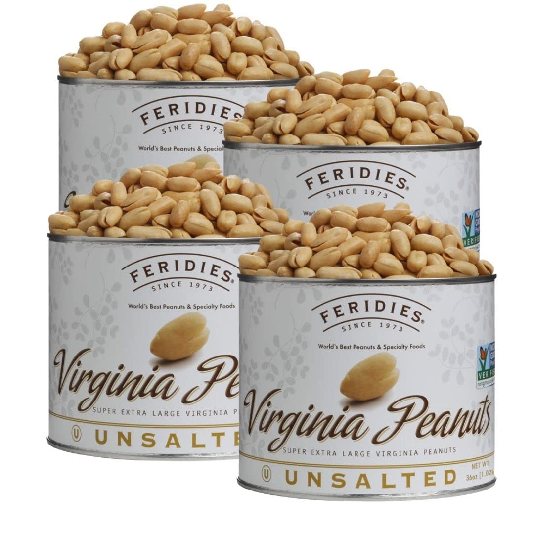 Buy 4 Pack-40oz Can Unsalted Virginia Peanuts Online at desertcartINDIA