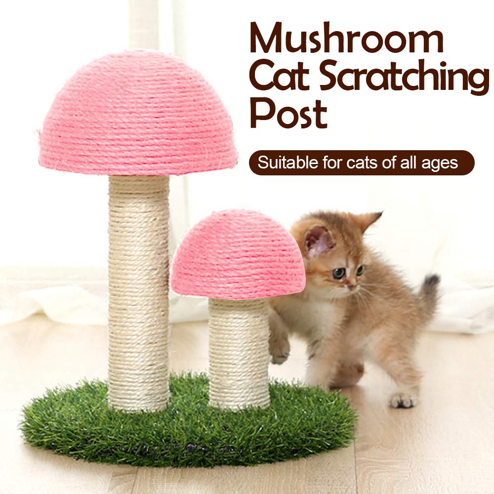PowerKing Mushroom Cat Scratching Post, 15 x12 Inches Claw Scratching ...