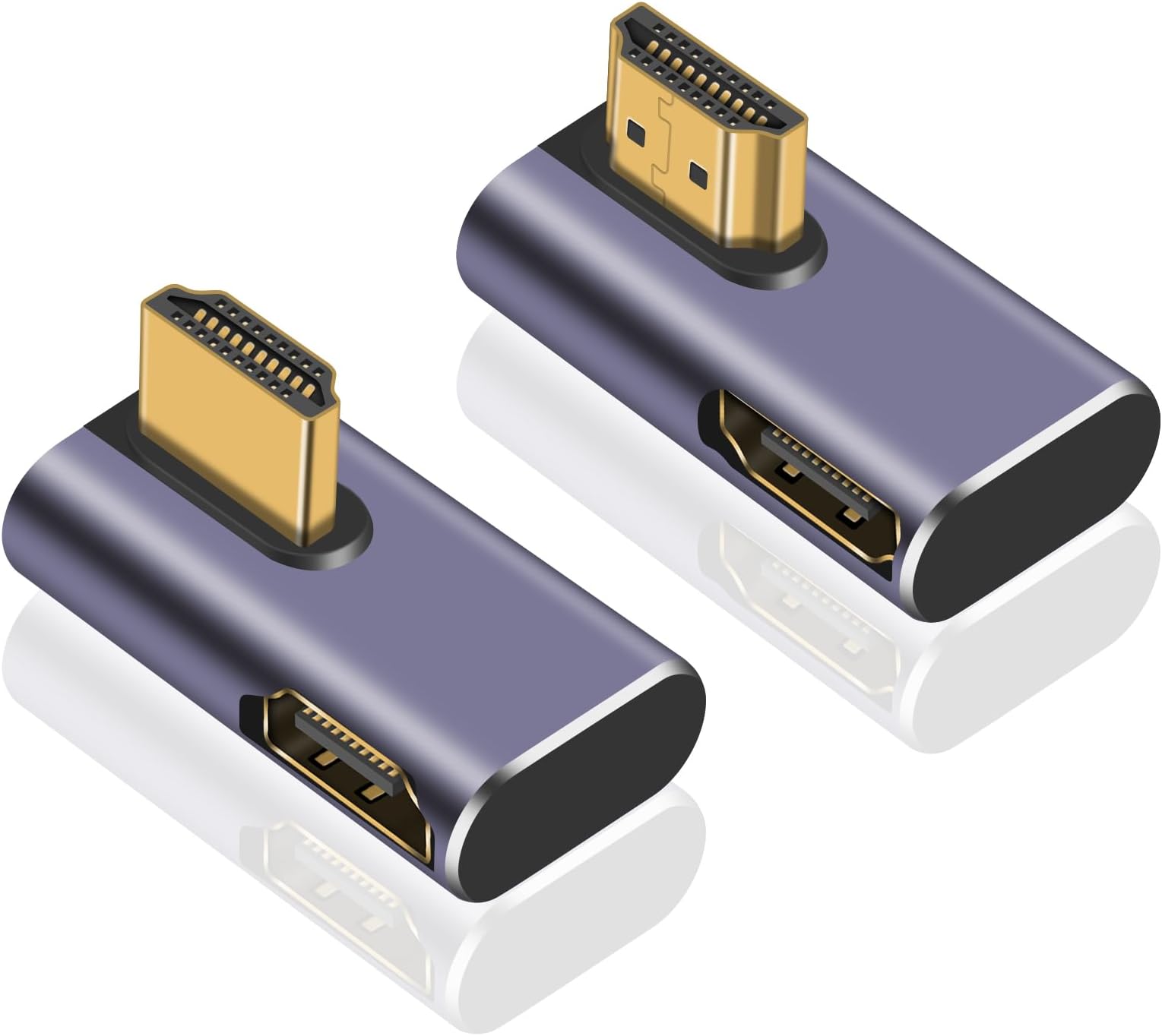 Amazon.co.jp: Duttek L字型HDMIミニHDMI変換アダプタ, 8K HDMIミニ HDMI2.1変換アダプター Mini ...