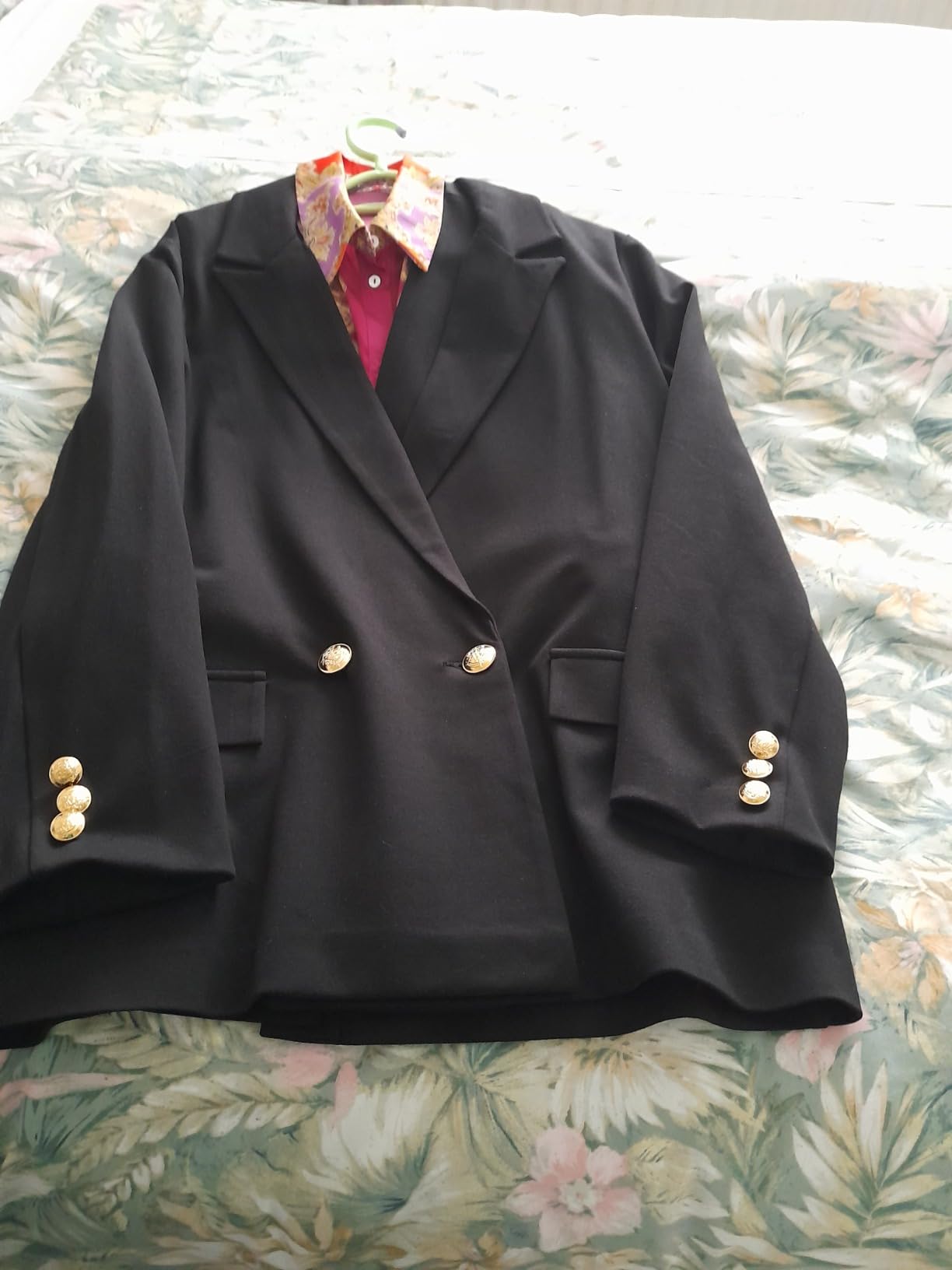 Gold Metal Blazer Buttons Set, 40 Pcs Vintage Brass Shank Buttons for ...