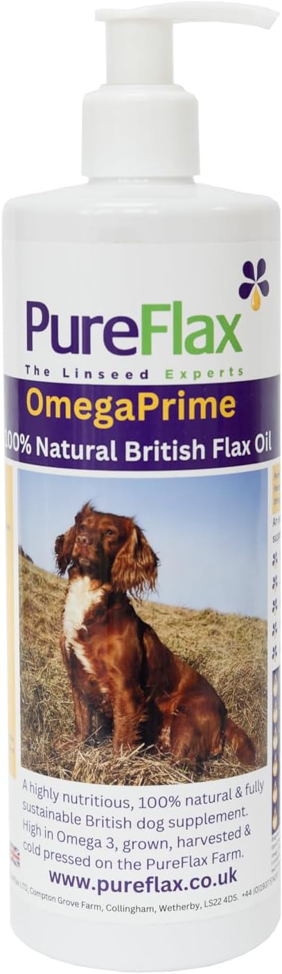Pureflax OmegaPrime 100% Natural British Flax Oil 500ml : Amazon.co.uk ...
