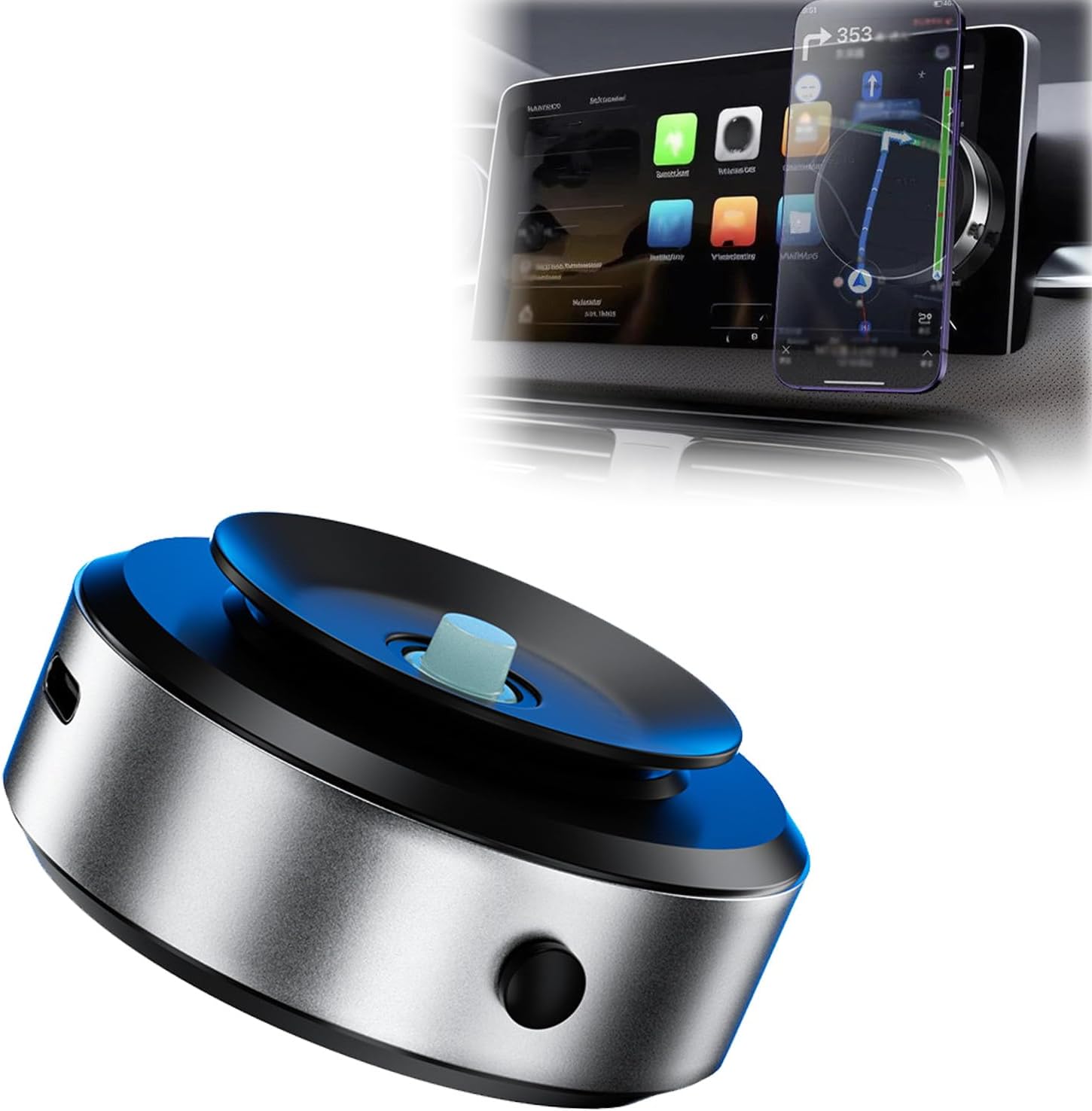 Magnetic Car Suction Cup Holder, Electric Suction Cup Magnetic Phone ...