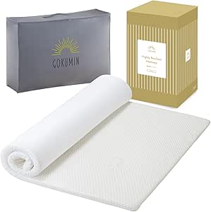 Amazon.co.jp: GOKUMIN Mattress, High Resilience Mattress, 1.6 inches (4 cm) Thick, Firm, 180 N ...