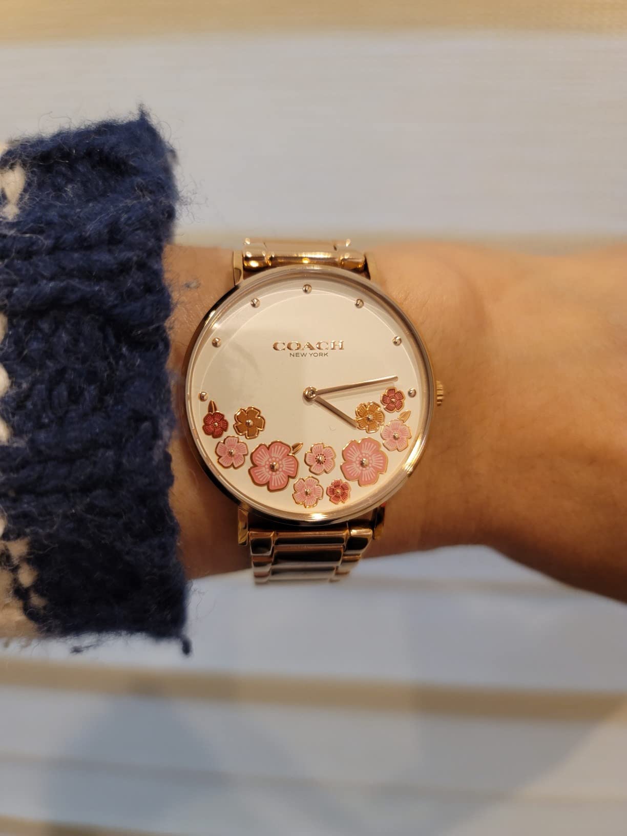 Amazon.co.jp: [コーチ] 腕時計 PERRY ペリー シルバー 文字盤 ステンレススチール クォーツ 36MM Watch ...