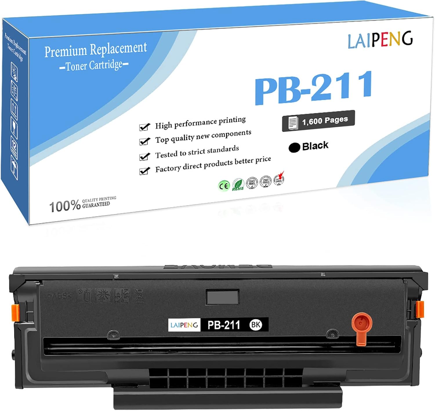 LAIPENG PB211 PB-211 PB 211 PB-211EV Compatible Toner Cartridge for P2500W P2502W M6500NW ...