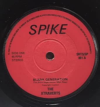 Amazon.co.jp: The Xtraverts Blank Generation パンク天国 kbd オリジナル盤 punk 初期 ...