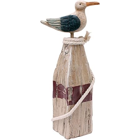Amazon.com: Seagull Figurine Sea Bird Statue Coastal Bird Figurines for ...