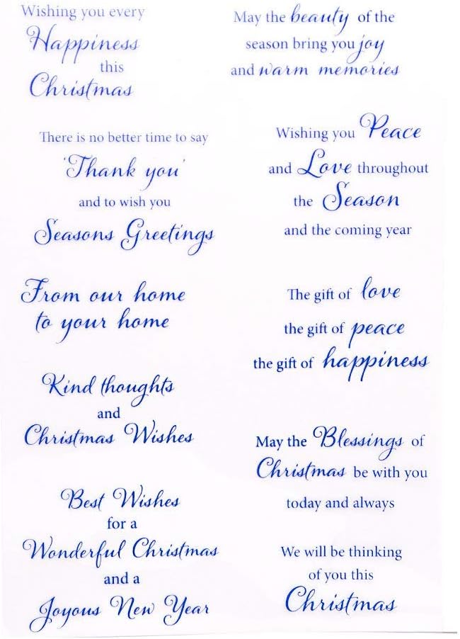 Lawn Fawn Scripty Sayings 4"x6" Clear Stamps LF844 : Amazon.co.uk: Home ...