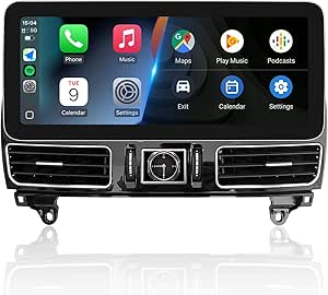 Amazon.com: YEEHUNG 12.3" Android 13 Car Multimedia Blue Anti-Glare HD Screen for Mercedes Benz ...