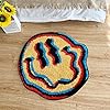 Amazon.com: LAKEA Trippy Smile Rug Smily Face Handmade Carpet Tufted ...