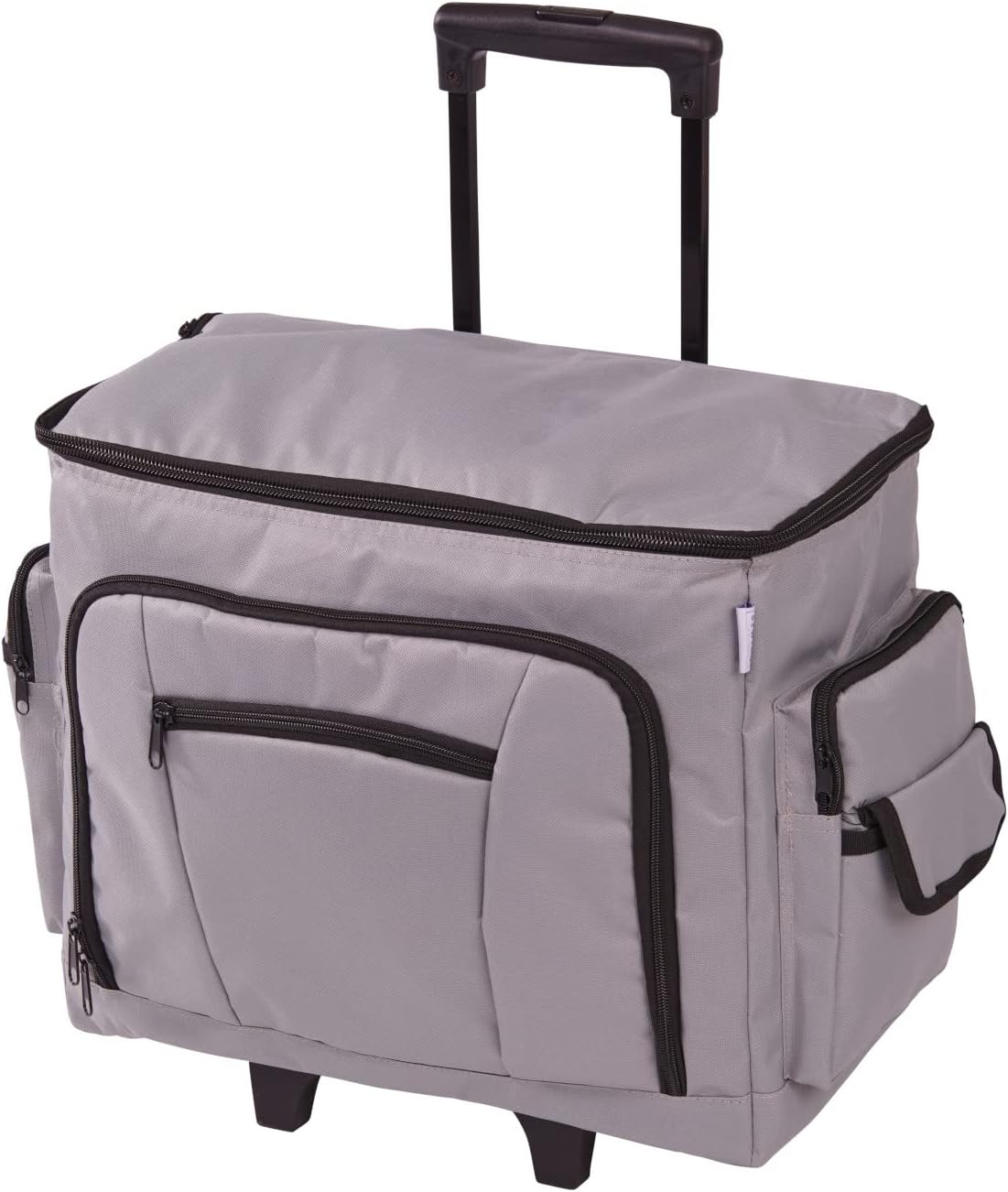 Large Sewing Machine Trolley Bag on Wheels in a Durable Black Fabric ...