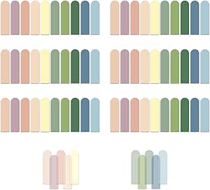 Amazon.com : Temiary 1200Pcs Morandi Sticky Tabs for Annotating Books ...