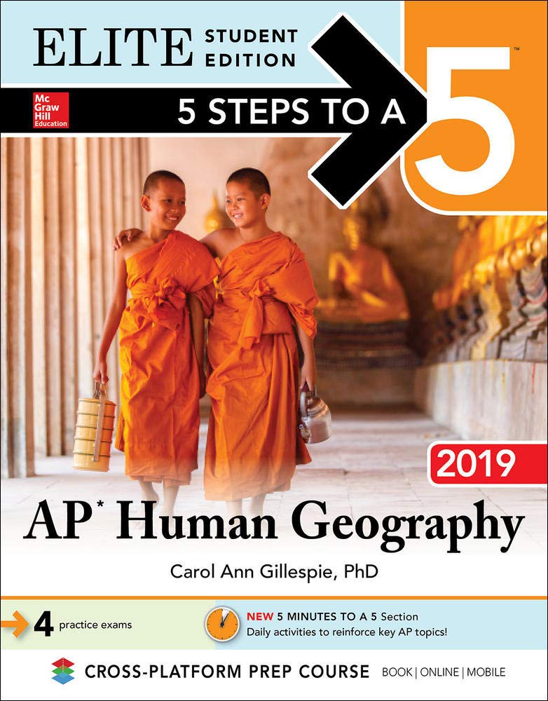Amazon.com: 5 Steps to a 5: AP Human Geography 2019 Elite Student ...