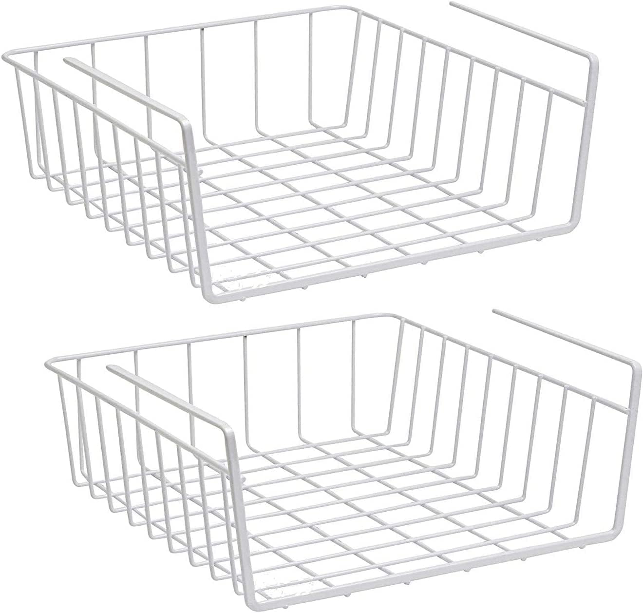 Amazon.com - VIPITH 2 x Hanging Basket Organiser, Hanging Under Shelf ...