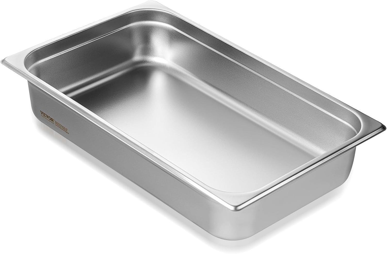VEVOR Hotel Pan, Full Size Anti-Jam Steam Pan, 0.8mm Thick Stainless ...