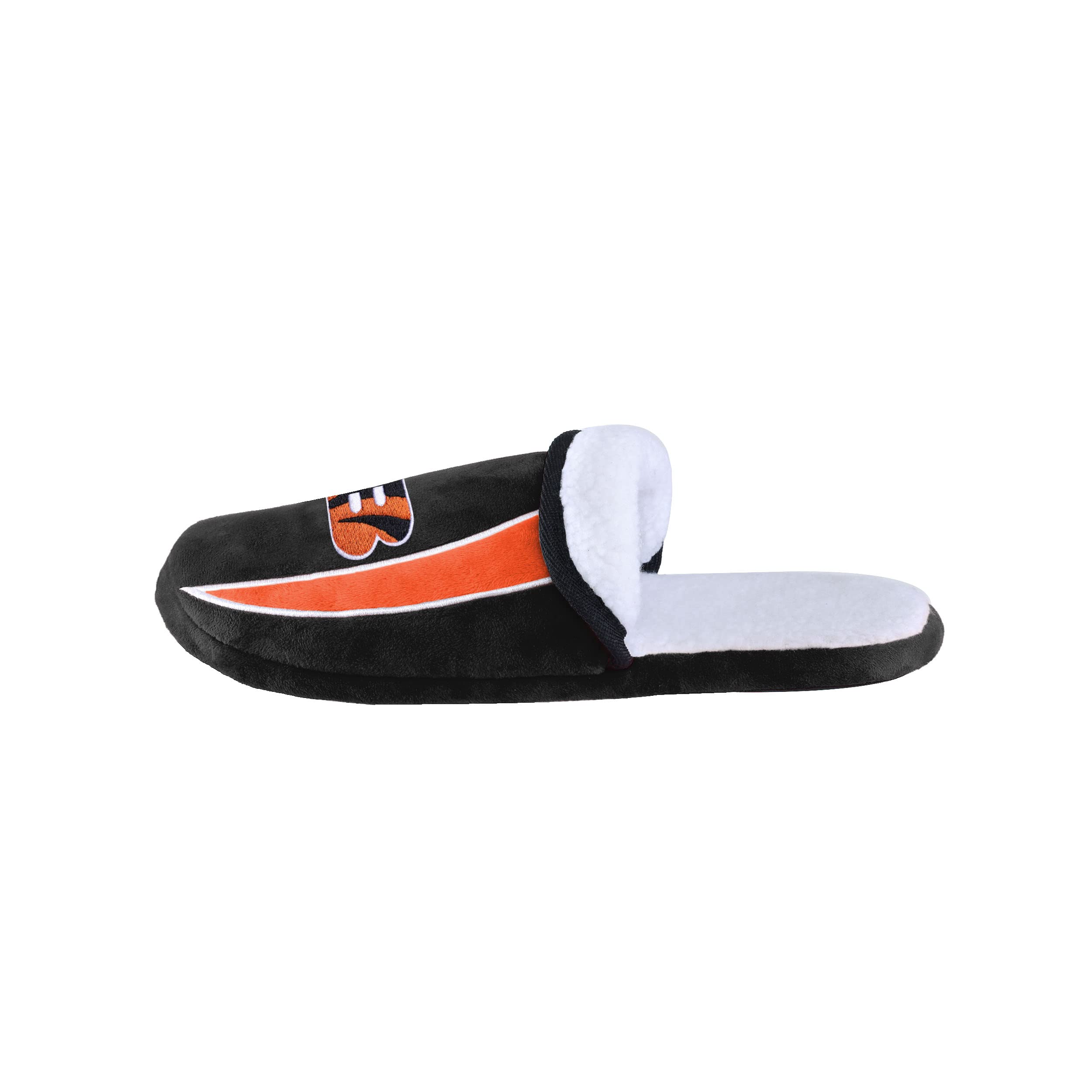 Snapklik.com : FOCO Cincinnati Bengals NFL Mens Sherpa Slide Slippers