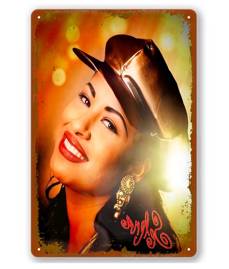 Amazon.com : Music Selena Quintanilla Poster Vintage Metal Aluminium ...
