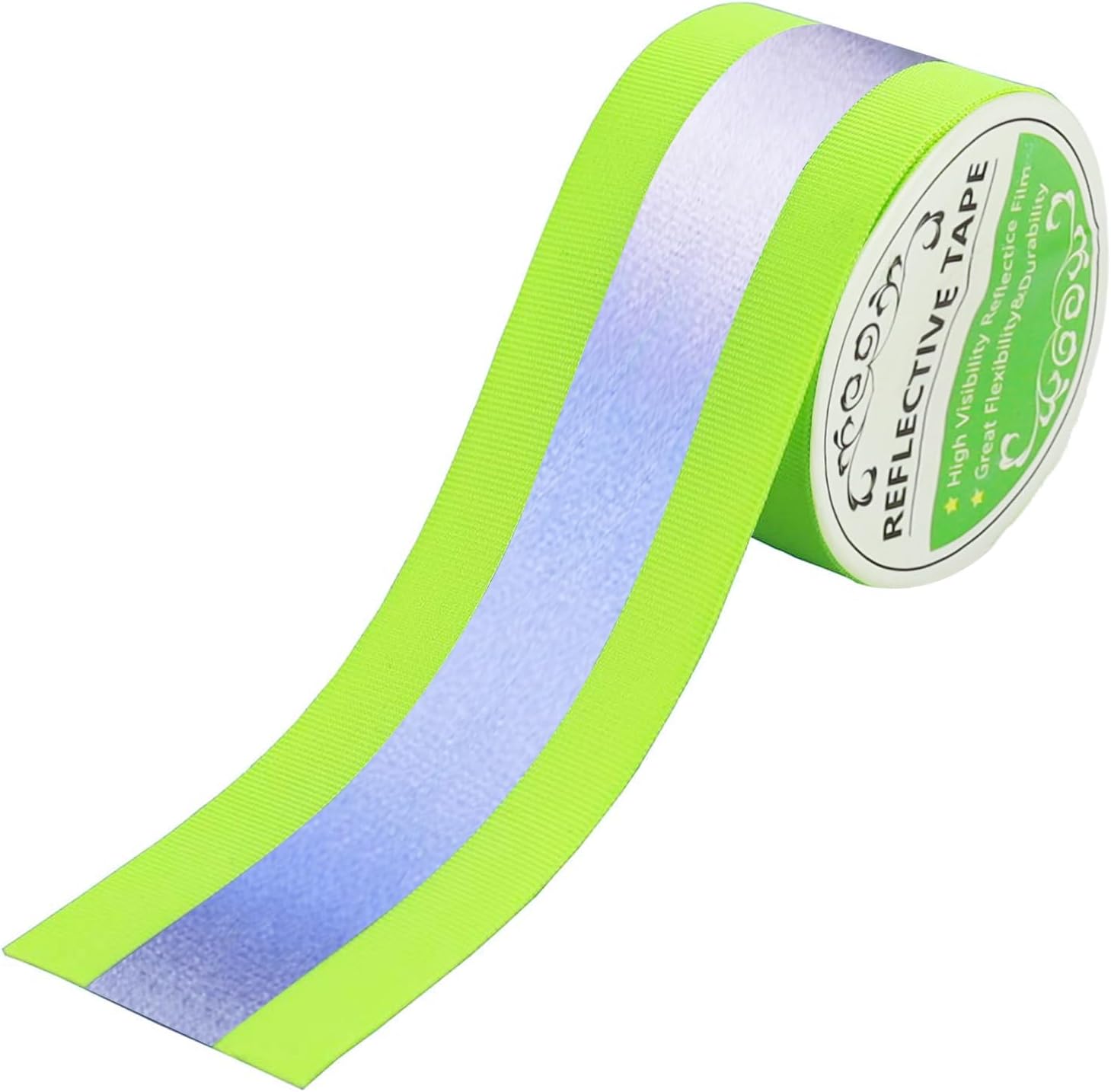 Amazon.com: JINBING 2" x 10' High Visibility Fluorescent Yellow ...