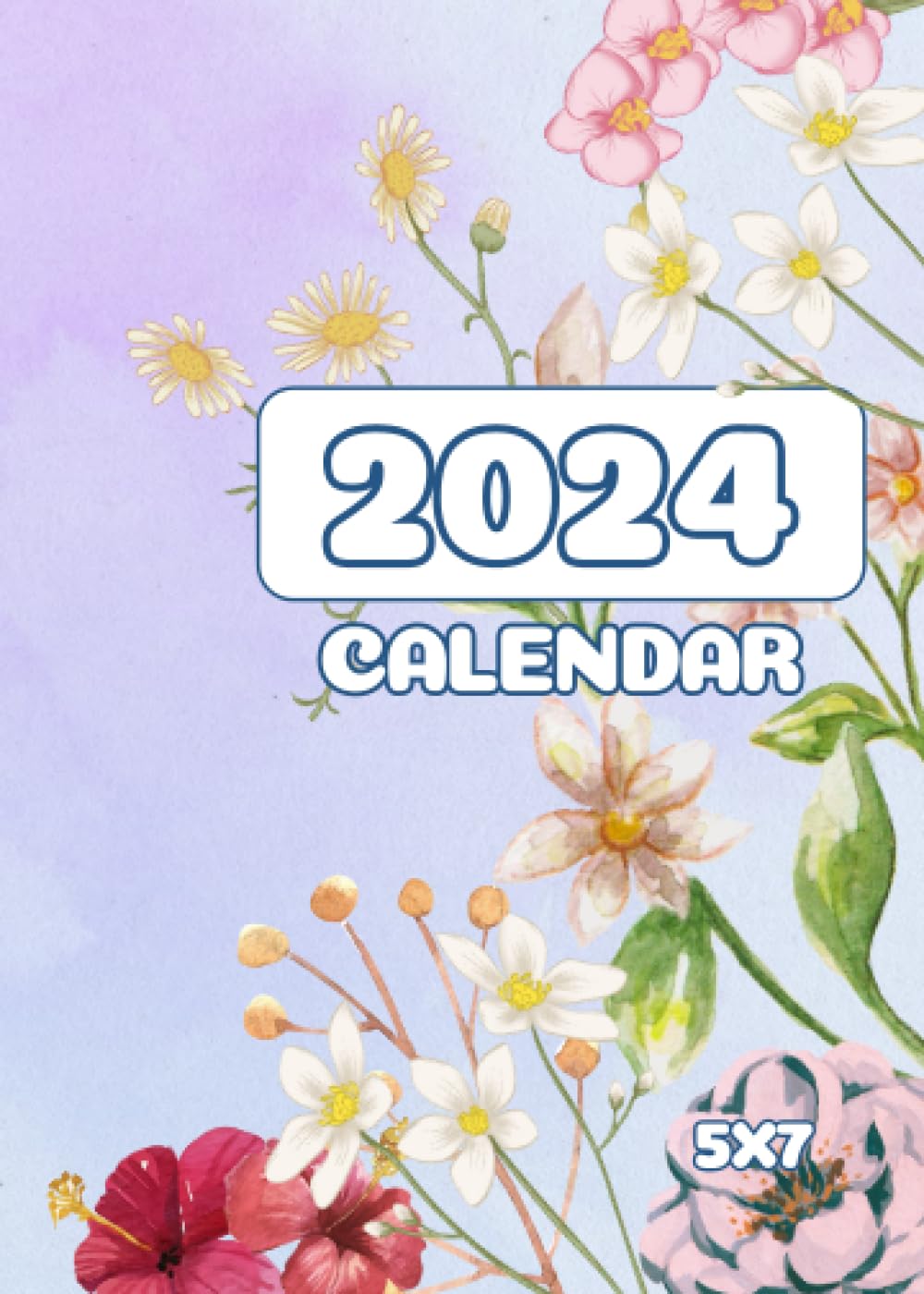 2024 Calendar Planner 5x7: Weekly and Monthly, for Organization, Travel ...