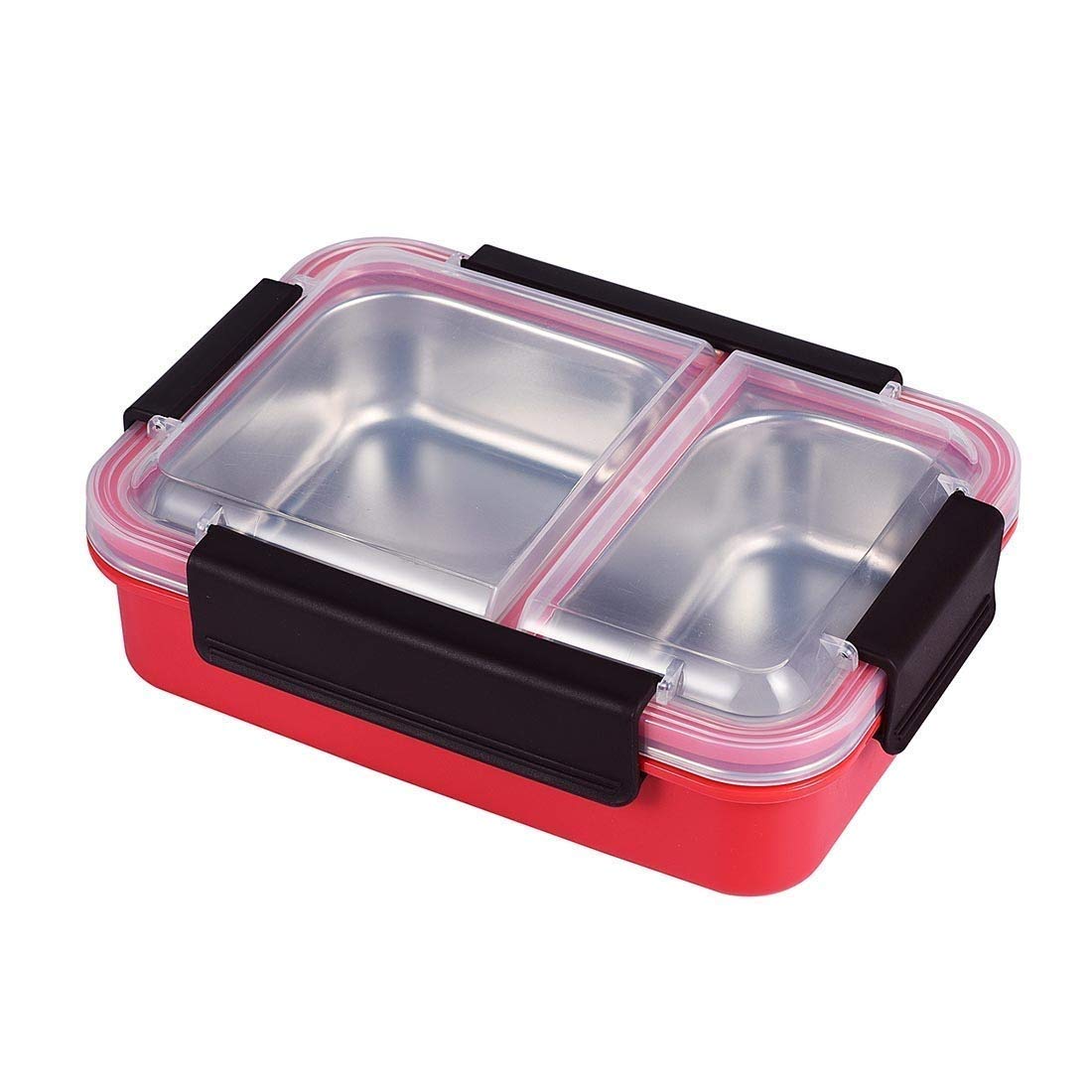 Derisory 2 Compartments 750ml With Removable Inner Steel Plate Lunch ...