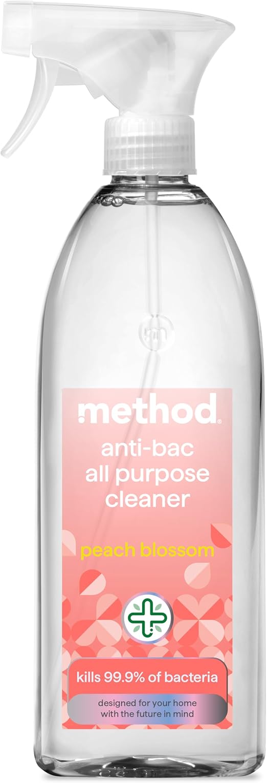 Method Antibacterial Spray, All Purpose Cleaner, Peach Blossom, 828 ml ...