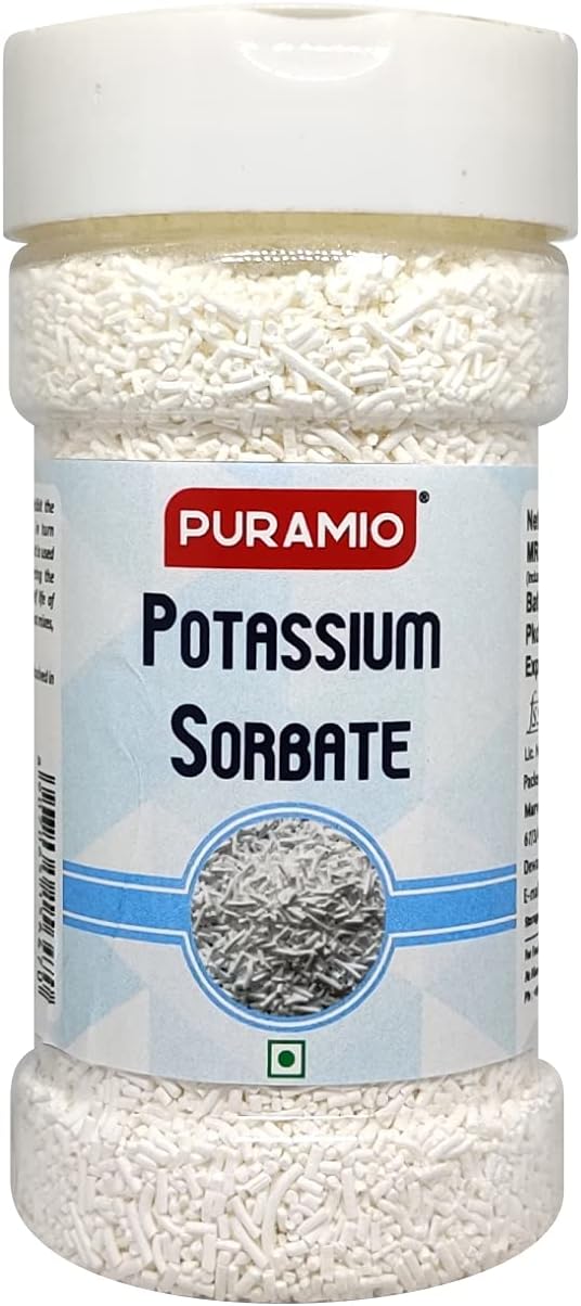 KOR Potassium Sorbate Granules - 800g (Set of 2 400g Jar ...