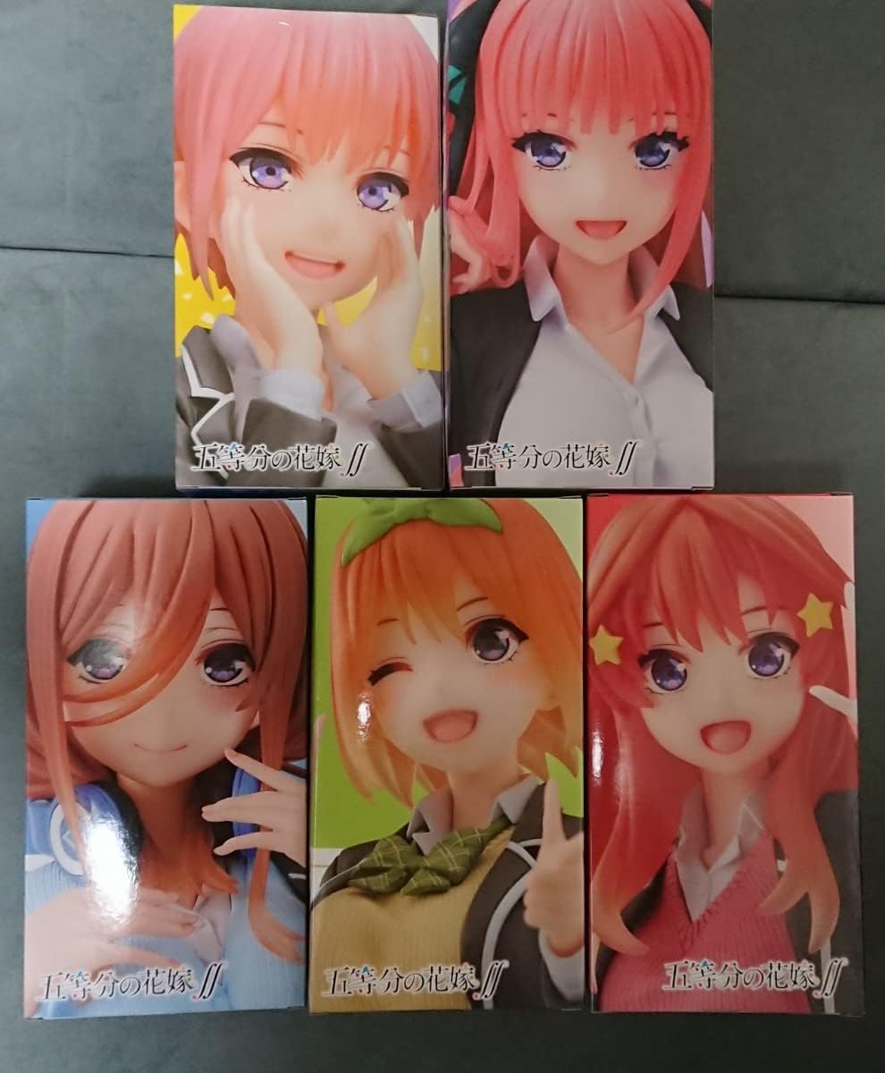 Amazon.co.jp: 五等分の花嫁 corefulフィギュア 制服 中野一花 二乃 三玖 四葉 五月 セット : おもちゃ