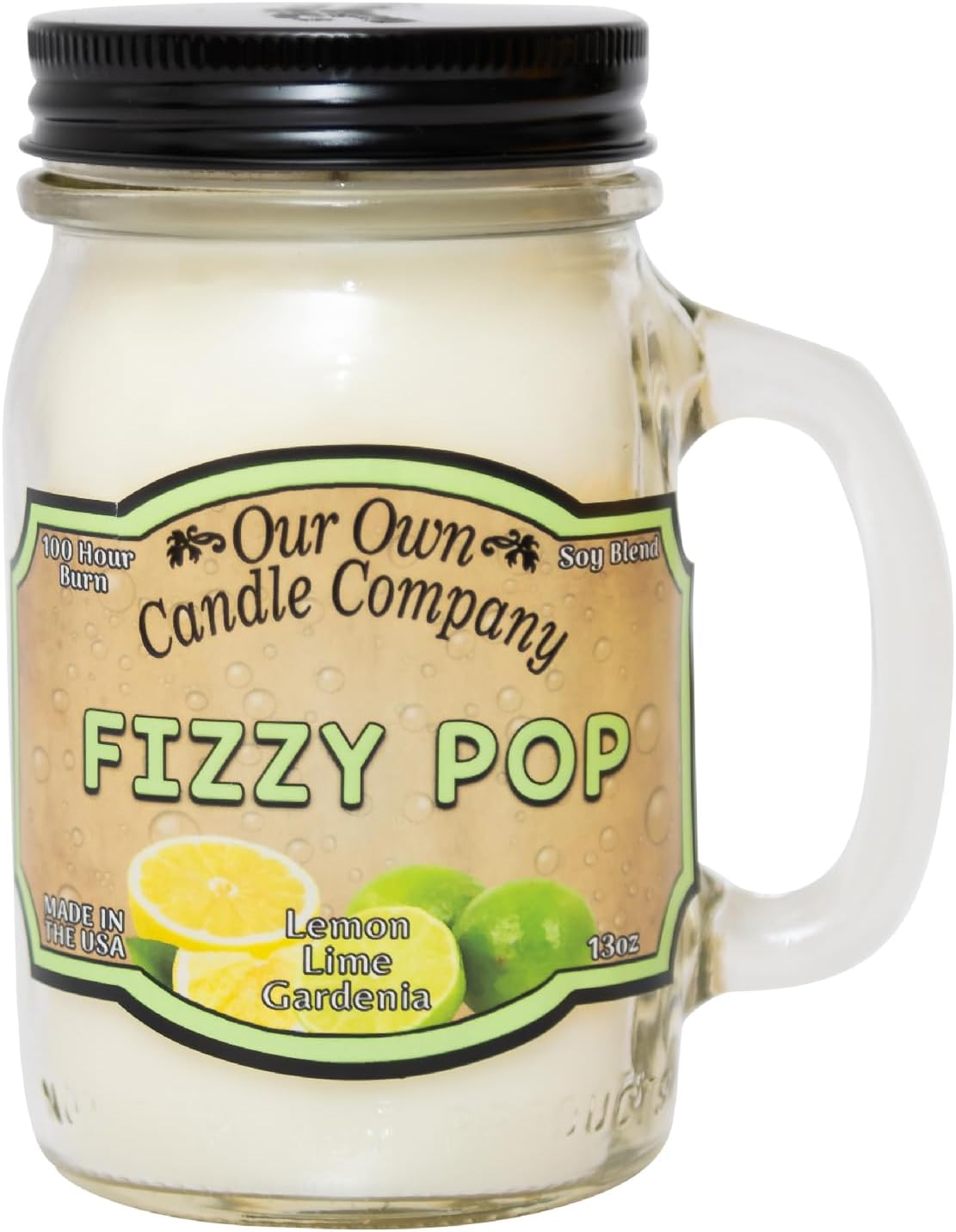 Amazon.com: Our Own Candle Company, Fizzy Pop Scented Mason Jar Candle ...