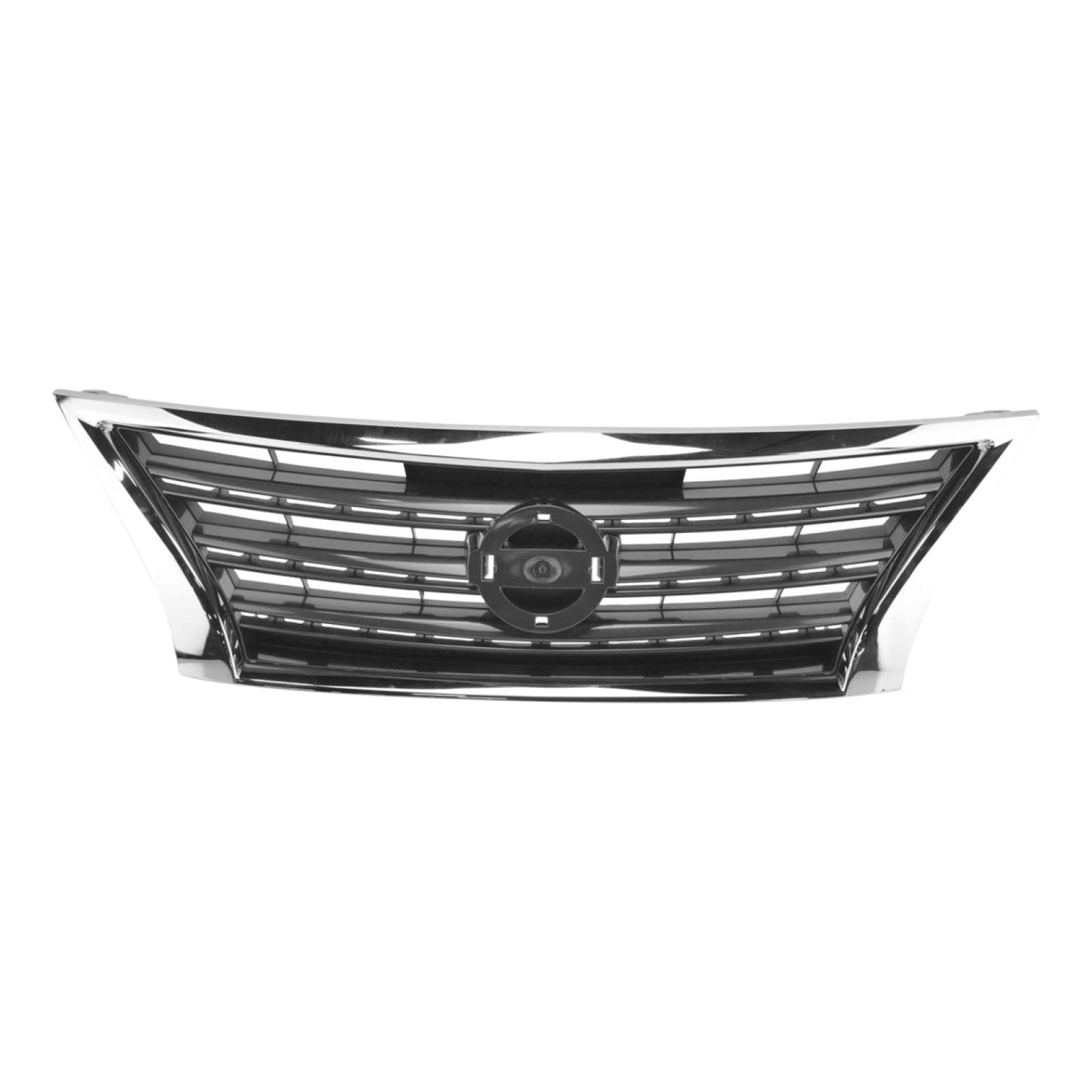 Amazon.com: Upper Grille Chrome & Dark Gray Compatible with 2013-2015 ...